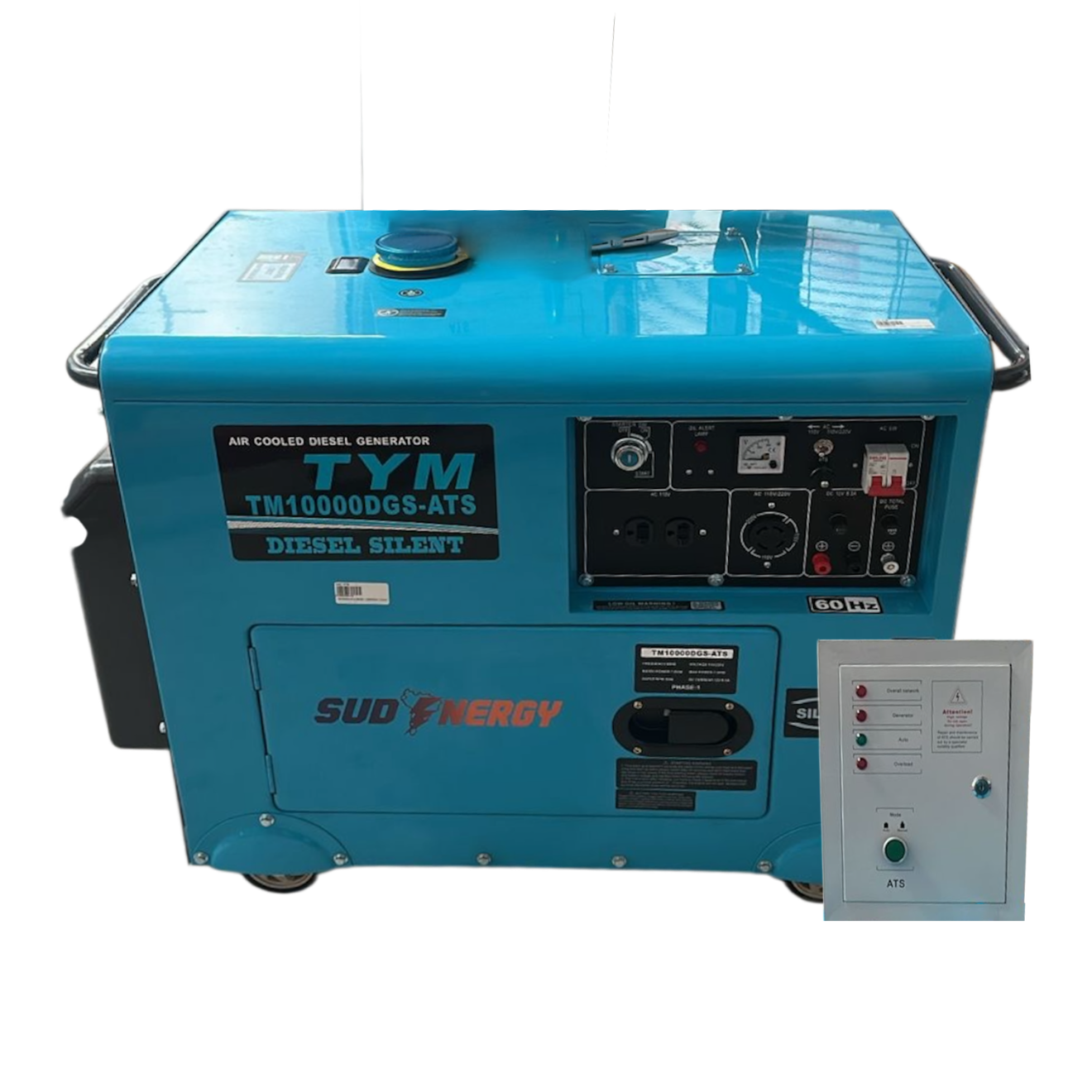 Generador a diesel 7000 W encabinado con ATS - Sud Oil Maquinarias | Tu ...